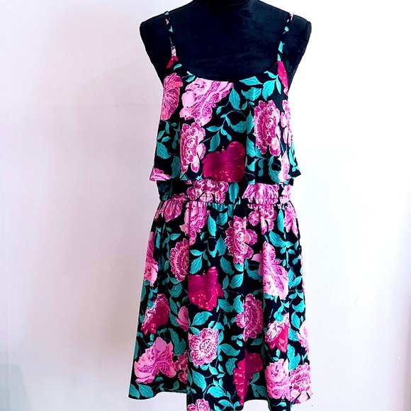 Elle | Dresses | Elle Floral Print Tiered Dress | Poshmark